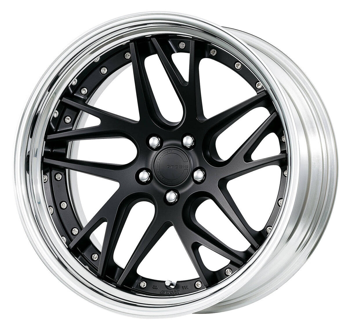 Felga aluminiowa Work Wheels GNOSIS CVX 20" STEP RIM Matte Black(MBL ...