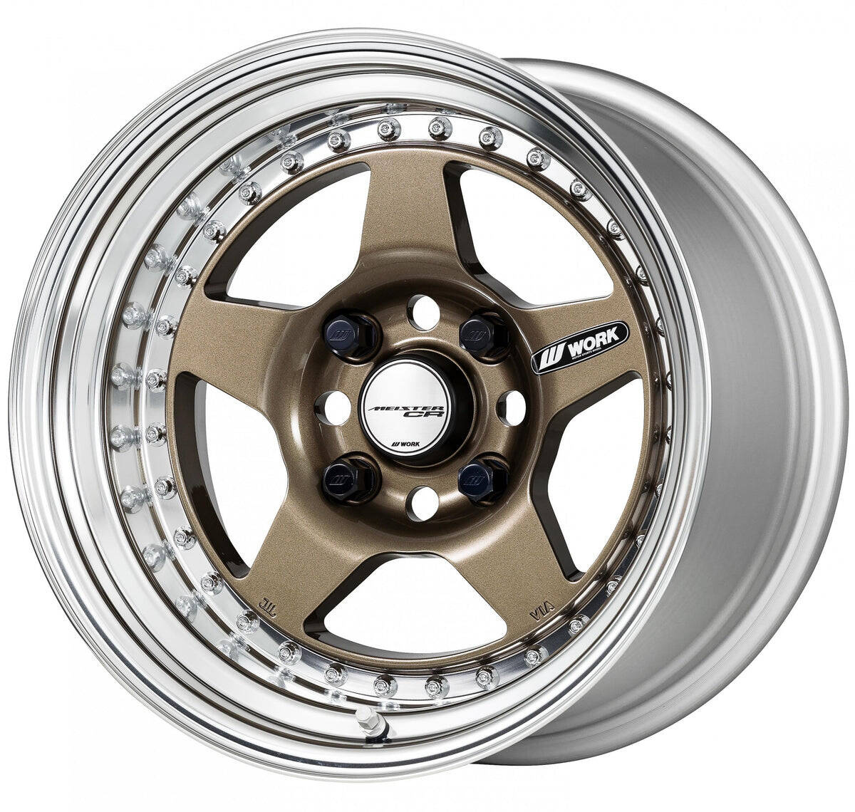 Felga aluminiowa Work Wheels MEISTER CR01 15" Titanium Gold(HPG ...